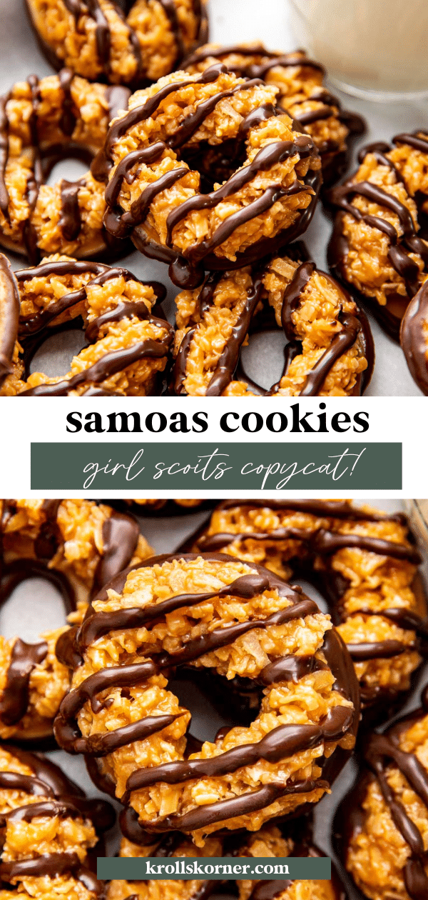 Samoas Cookies (Girl Scout Copycat) • Kroll's Korner