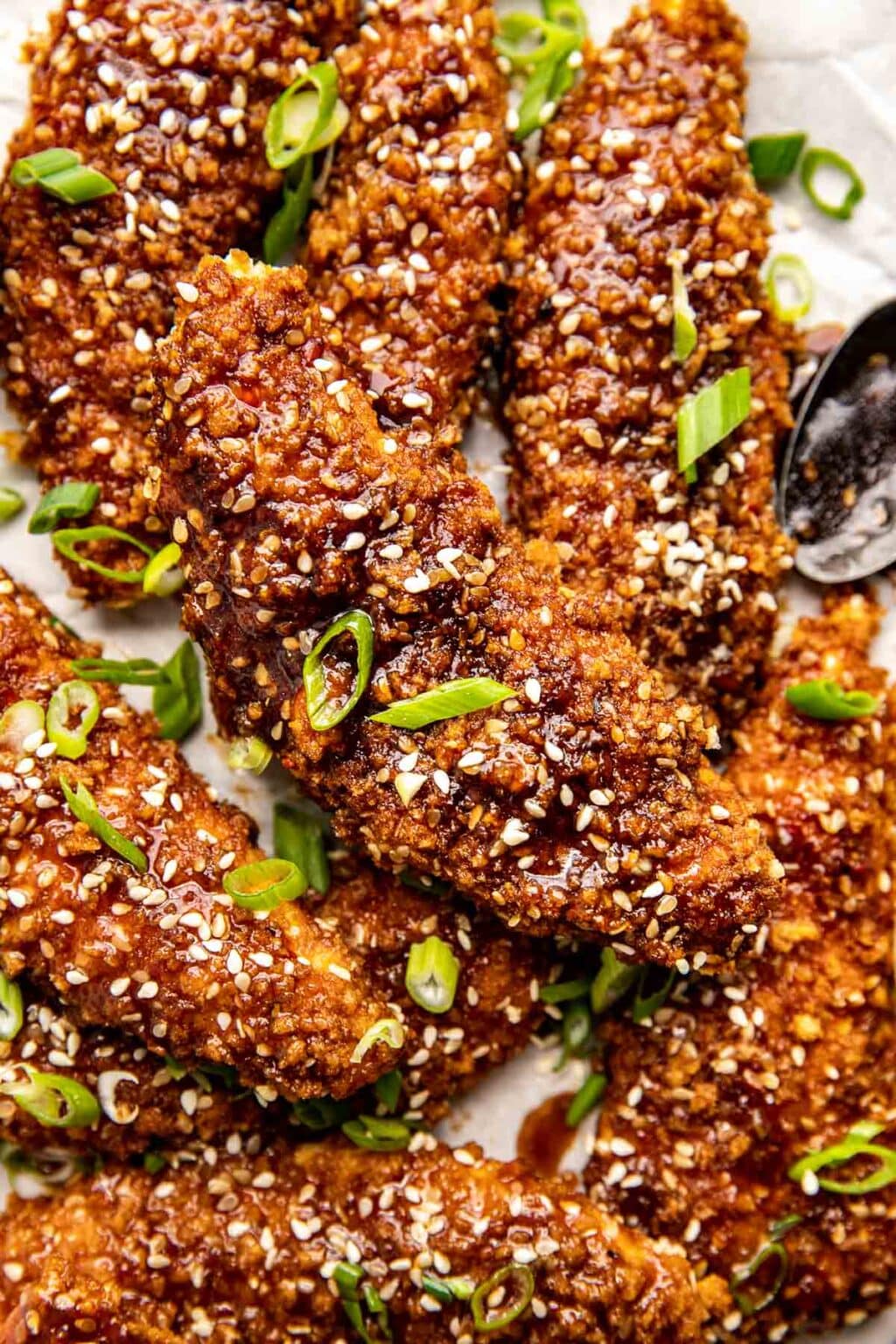 Crispy Sesame Chicken (Baked, Not Fried!) |Kroll's Korner