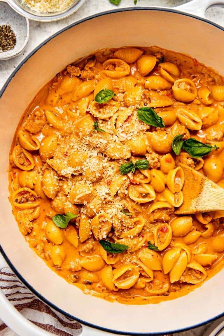 Easy Ground Turkey Pasta (30 Minute Meal)