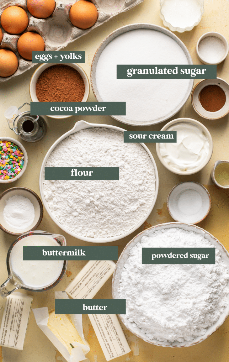 Moist Yellow Sheet Cake • Kroll's Korner