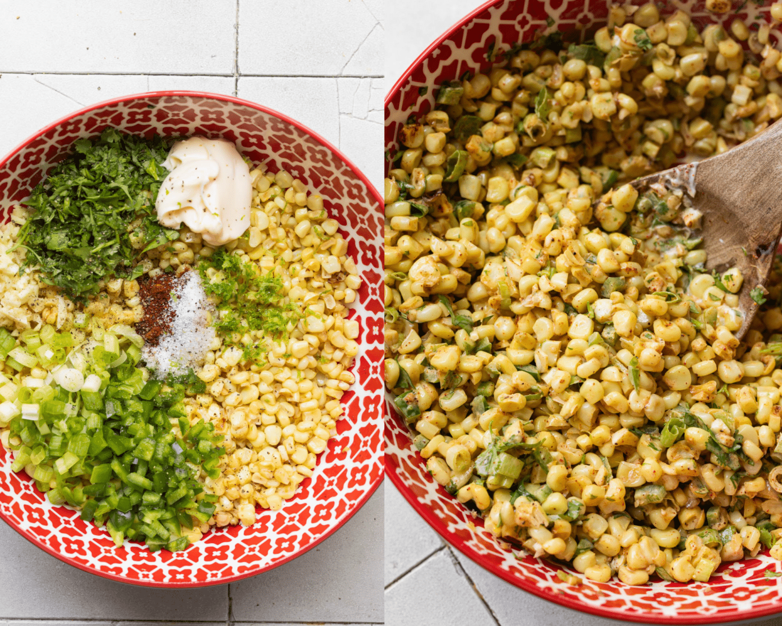 Easy Mexican Street Corn Chicken & Rice Bowls • Kroll's Korner