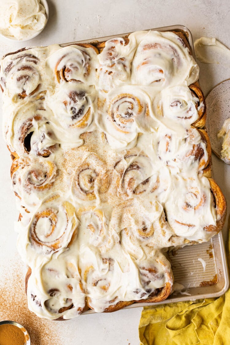 Sheet Pan Cinnamon Rolls • Kroll's Korner