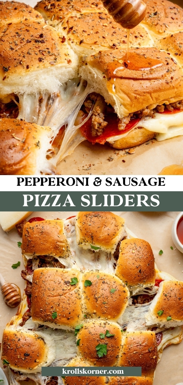 Pizza Sliders (Pepperoni and Sausage)
