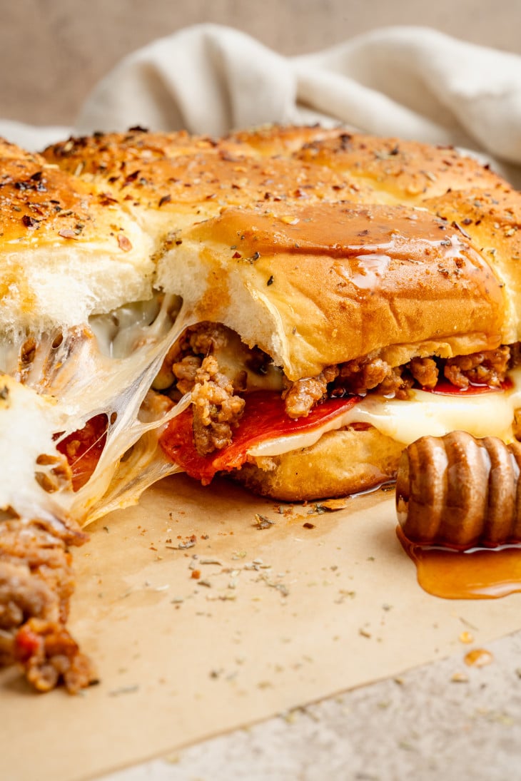 Pizza Sliders (Pepperoni and Sausage)
