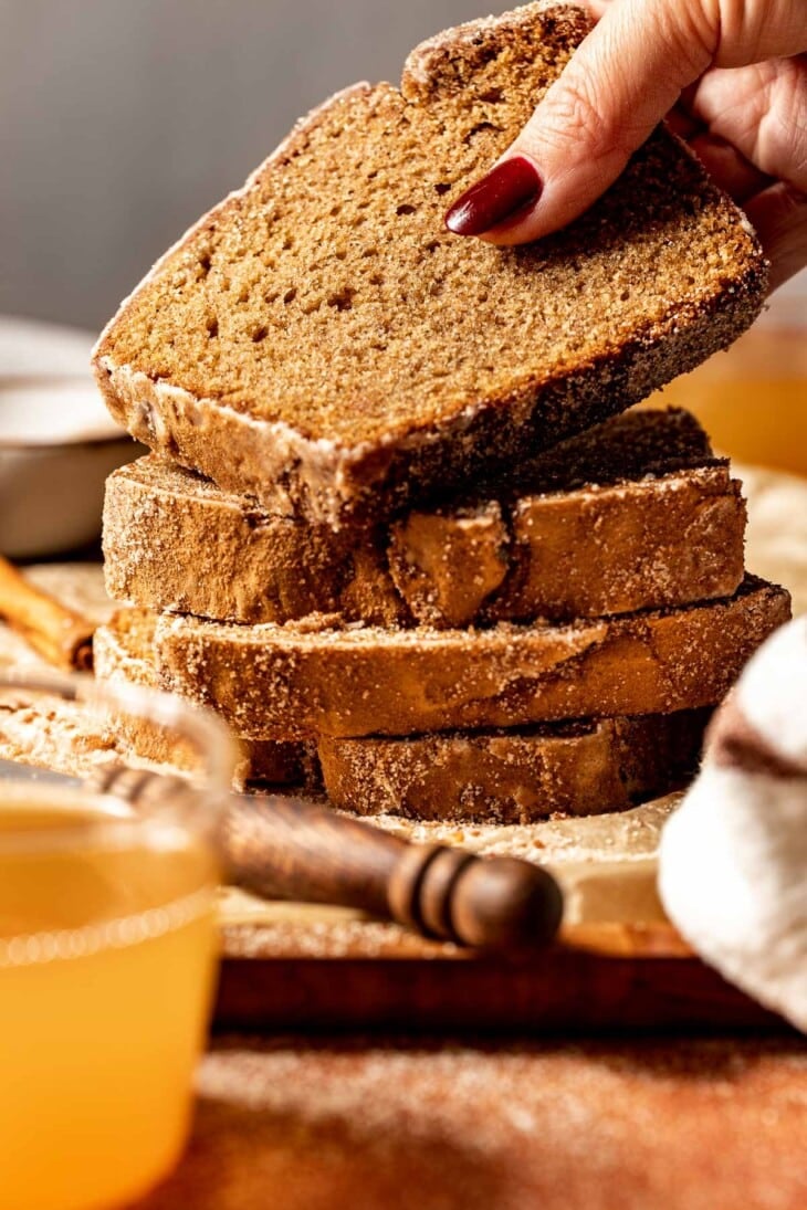 Apple Cider Donut Bread • Kroll's Korner