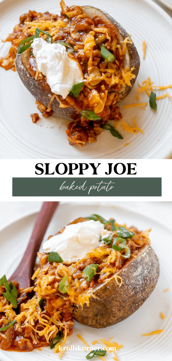 Sloppy Joe Baked Potato • Kroll's Korner
