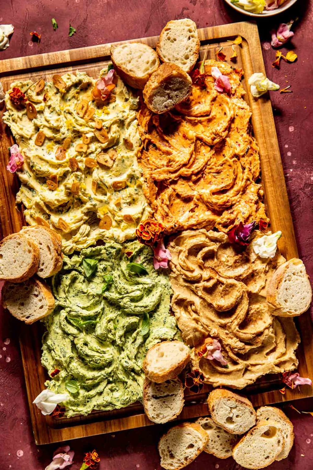 Ultimate Butter Board - 4 Flavors! • Kroll's Korner