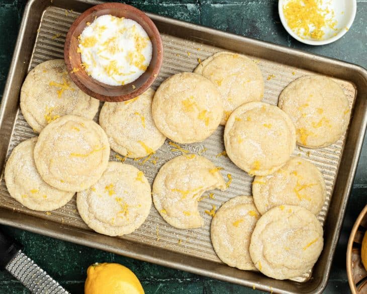 Soft & Chewy Lemon Cookies • Kroll's Korner
