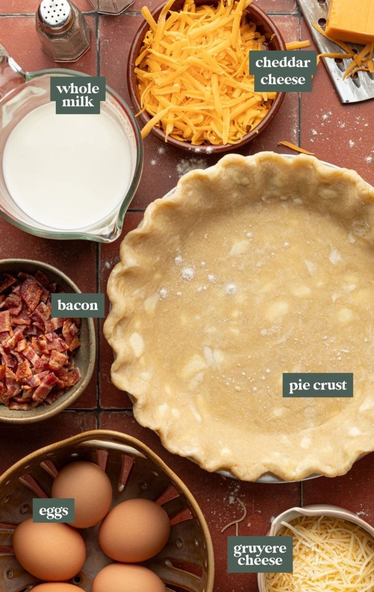 Bacon and Cheese Quiche • Kroll's Korner