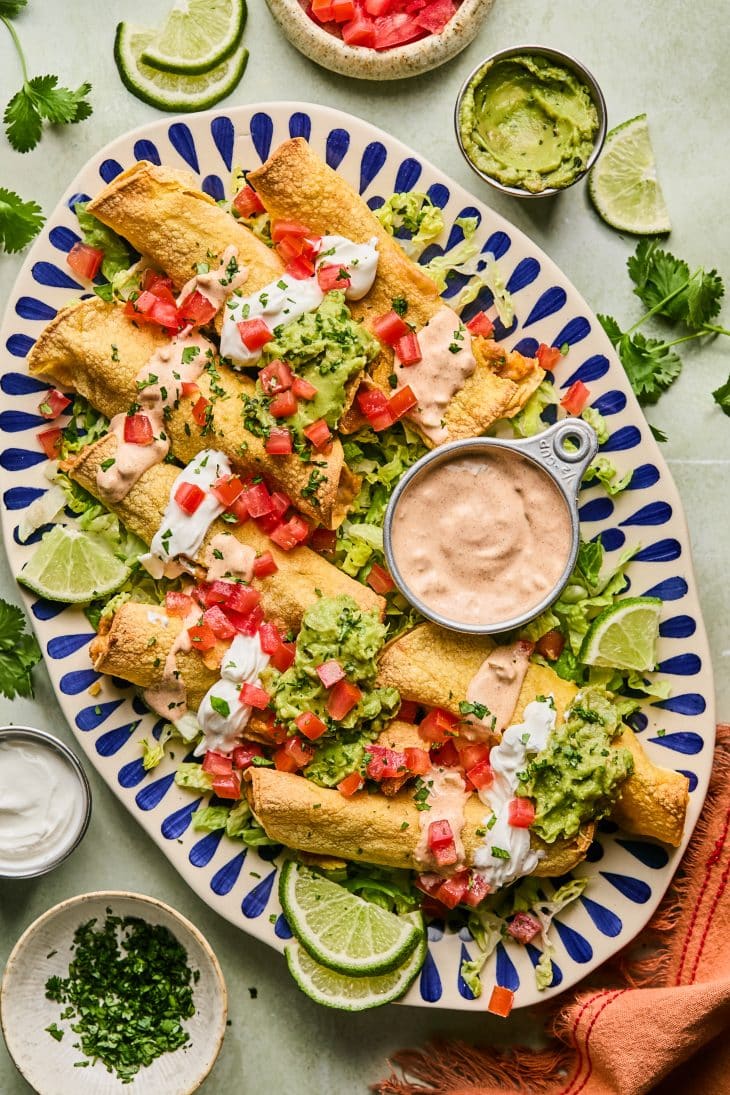 Baked Bean and Cheese Taquitos • Kroll's Korner