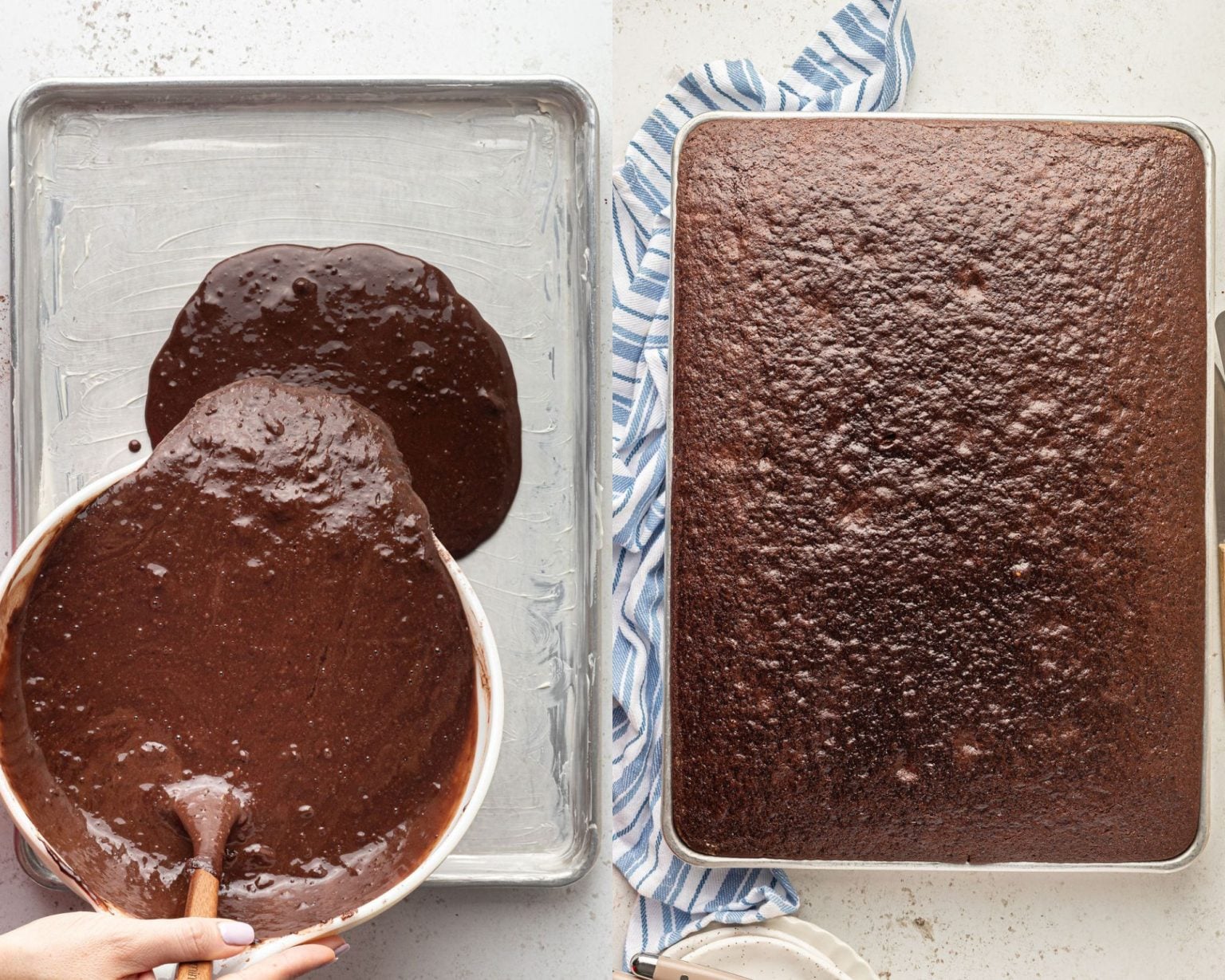 Sheet Pan Chocolate Cake • Kroll's Korner
