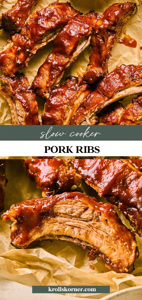 Slow Cooker Pork Ribs • Kroll's Korner