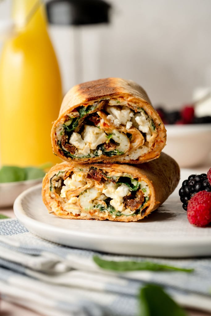 Copycat Starbucks Spinach Feta Wrap • Kroll's Korner