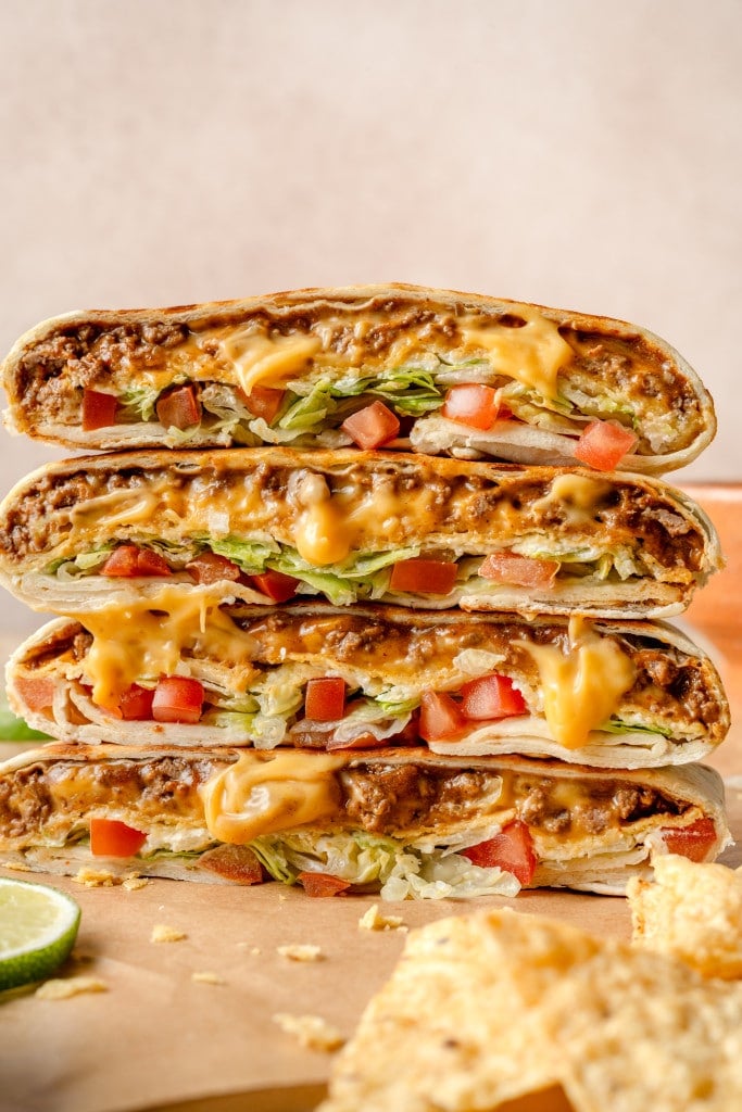 Homemade Crunchwrap Supreme (Taco Bell Copycat!)