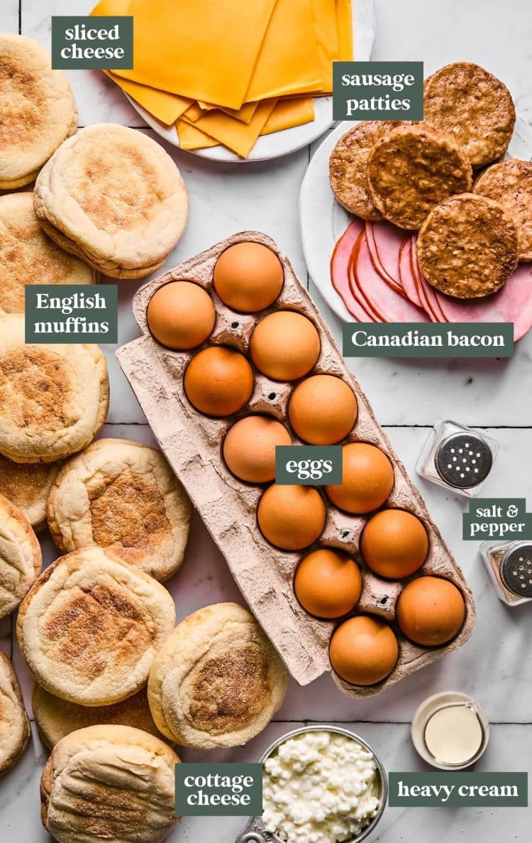 Meal Prep Breakfast Sandwiches