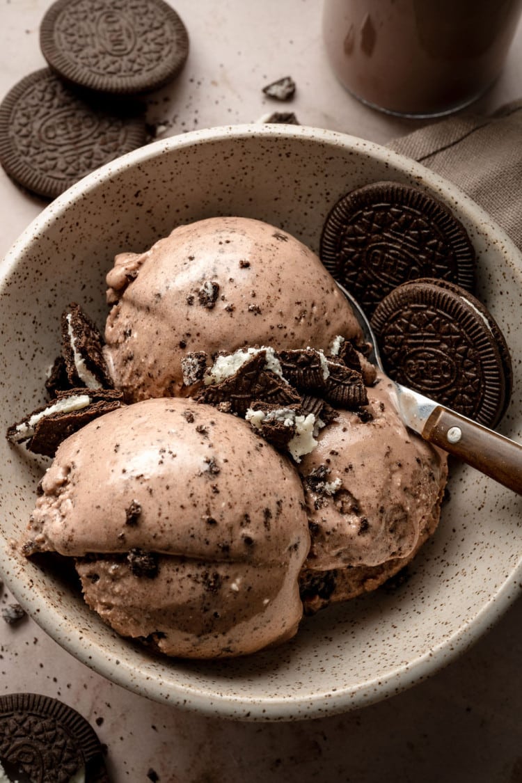 Chocolate Oreo Protein Ice Cream (Ninja Creami!)