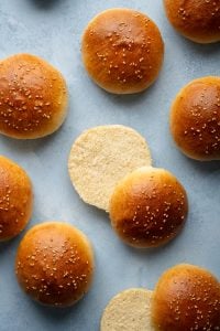 Homemade Hamburger Buns (Super Soft!)
