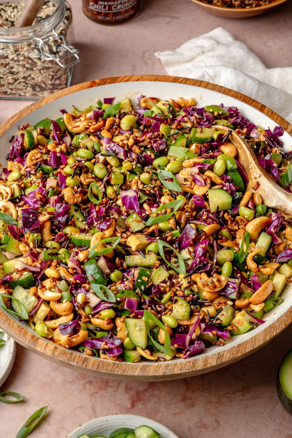 Crispy Rice Salad with Gochujang Vinaigrette