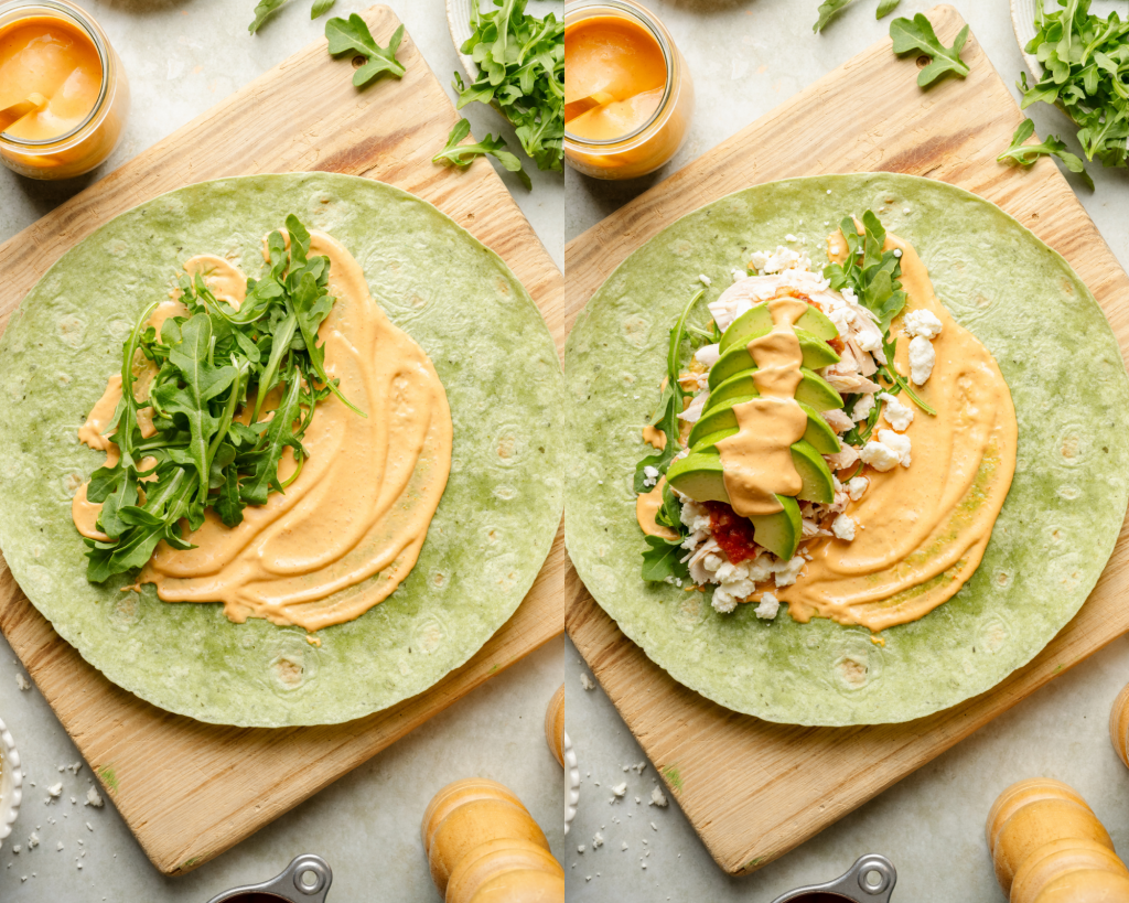 Creamy Chipotle Chicken Wrap