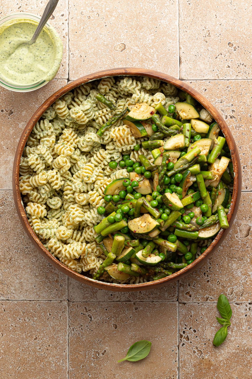 Creamy Green Goddess Pasta Salad