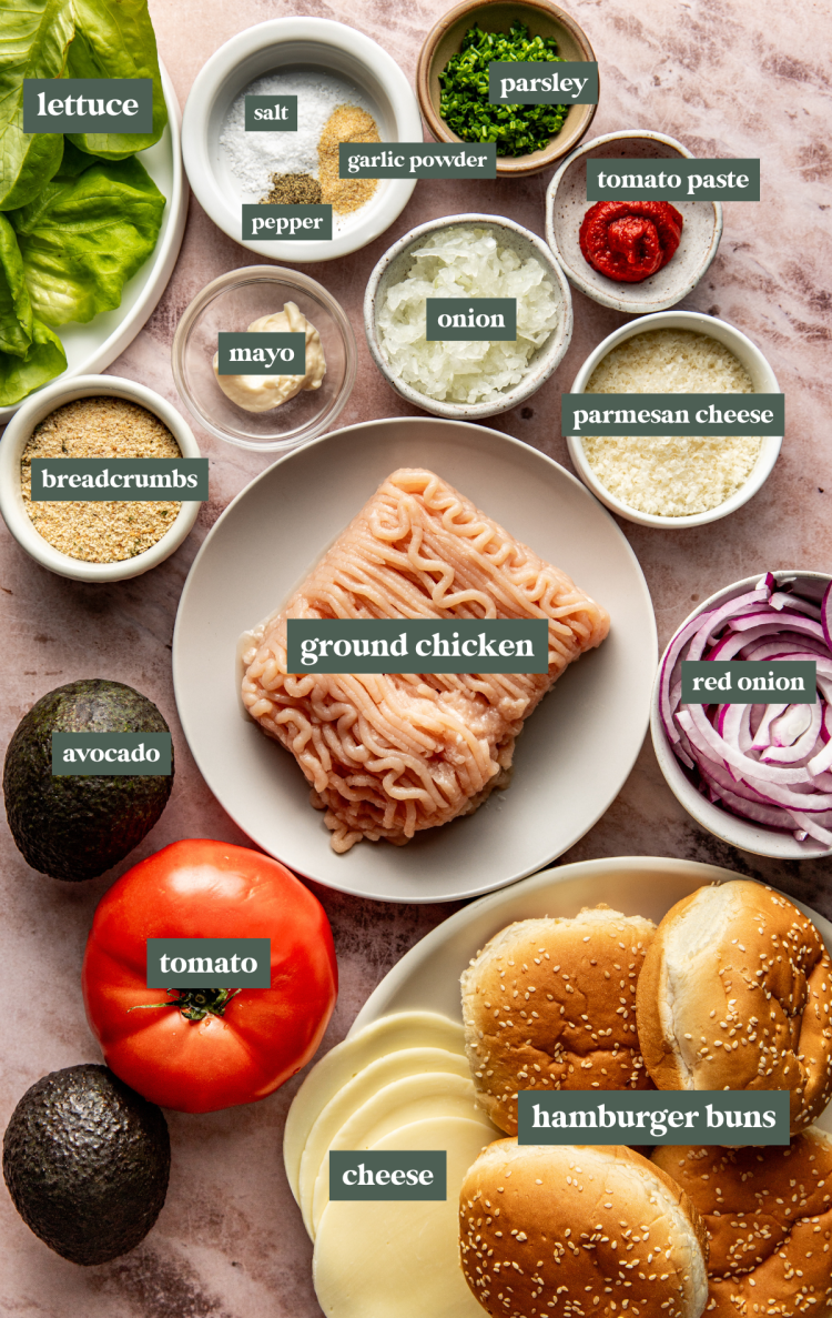 Juicy Ground Chicken Burgers