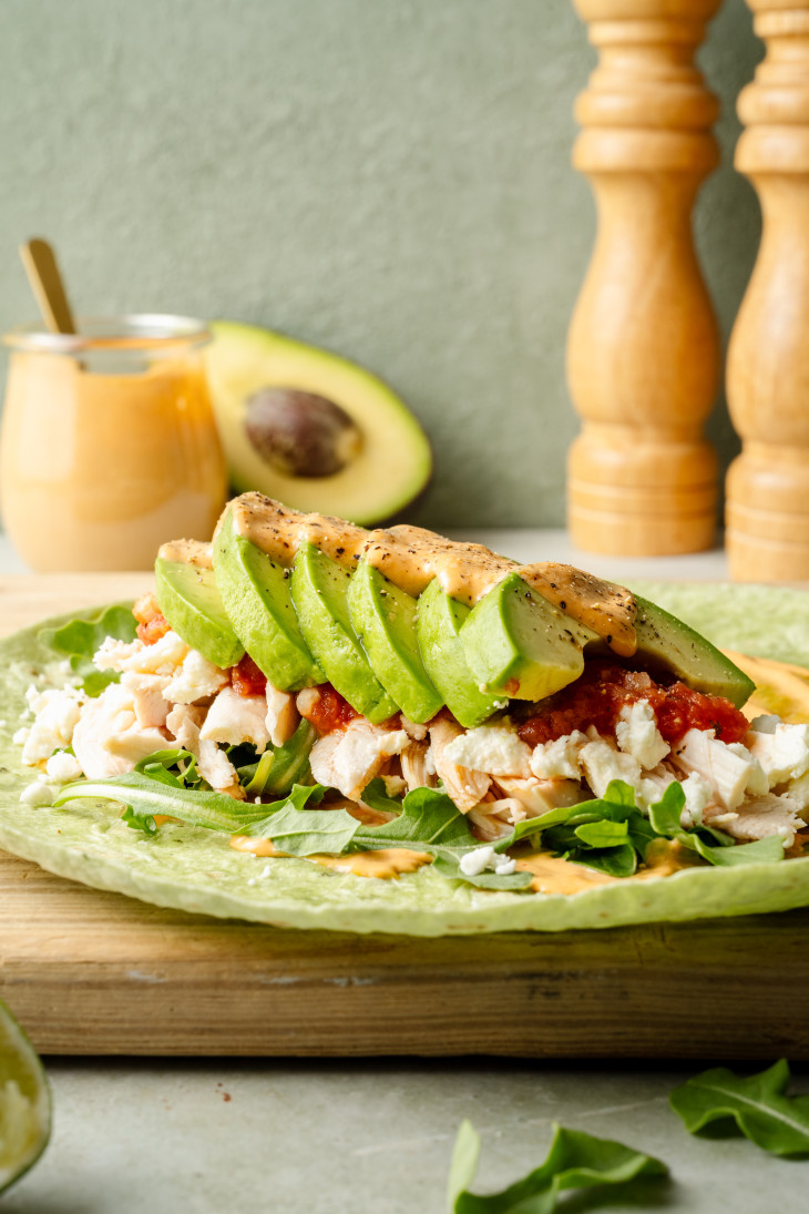 Creamy Chipotle Chicken Wrap
