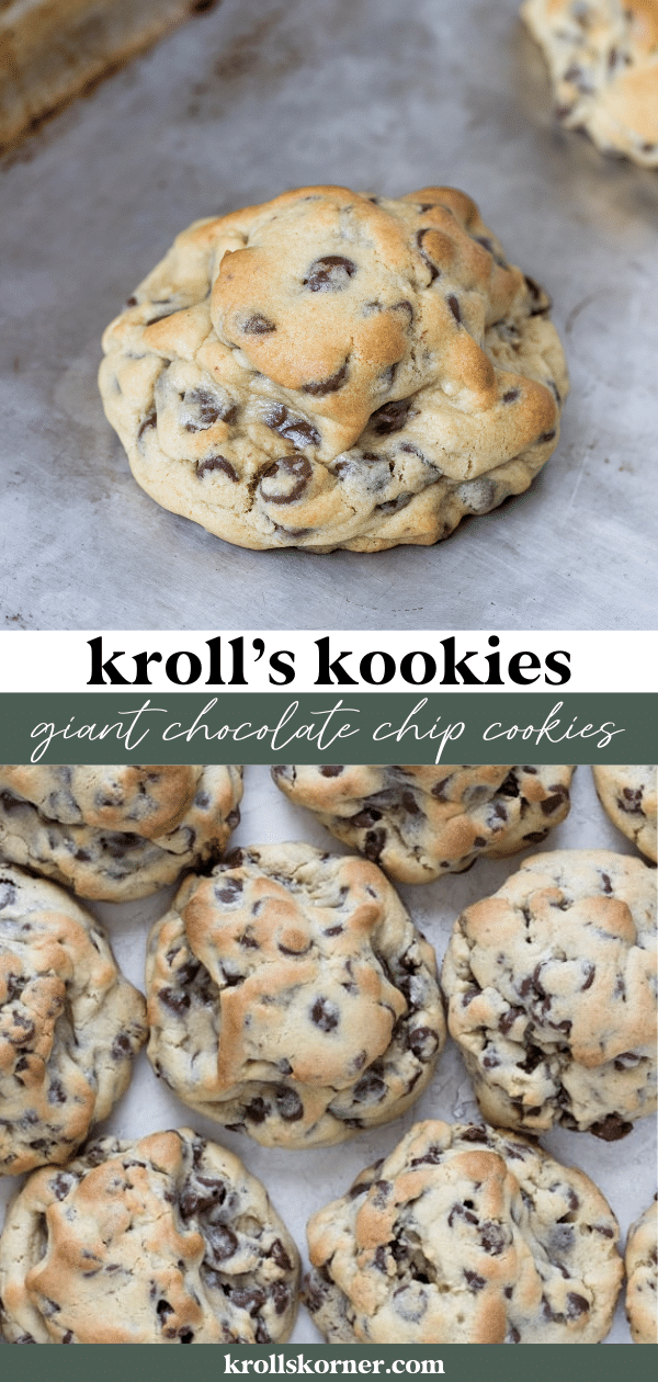 Giant Chocolate Chip Cookies "Kroll's Kookies" | Kroll's Korner (VIDEO)