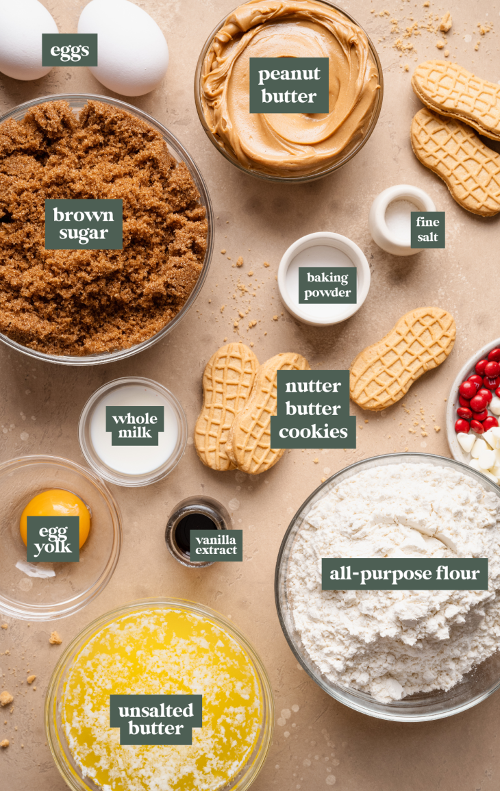 Santa Nutter Butter Cookie Bars