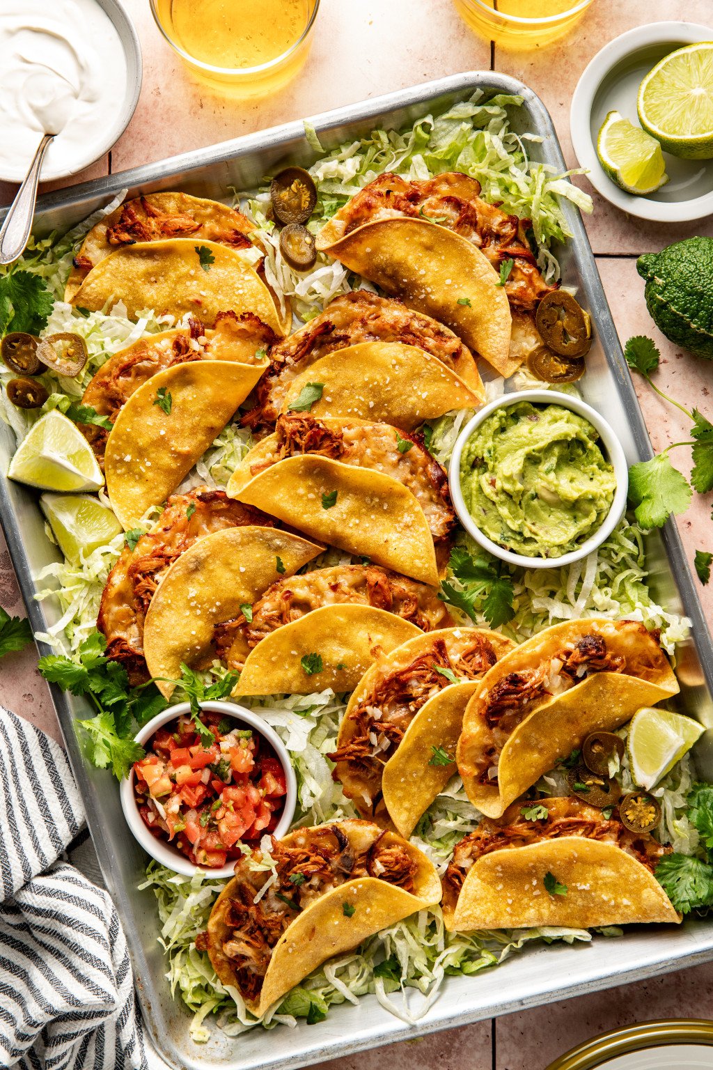 Crispy Baked Honey Chipotle Chicken Tacos (SUPER EASY!!)