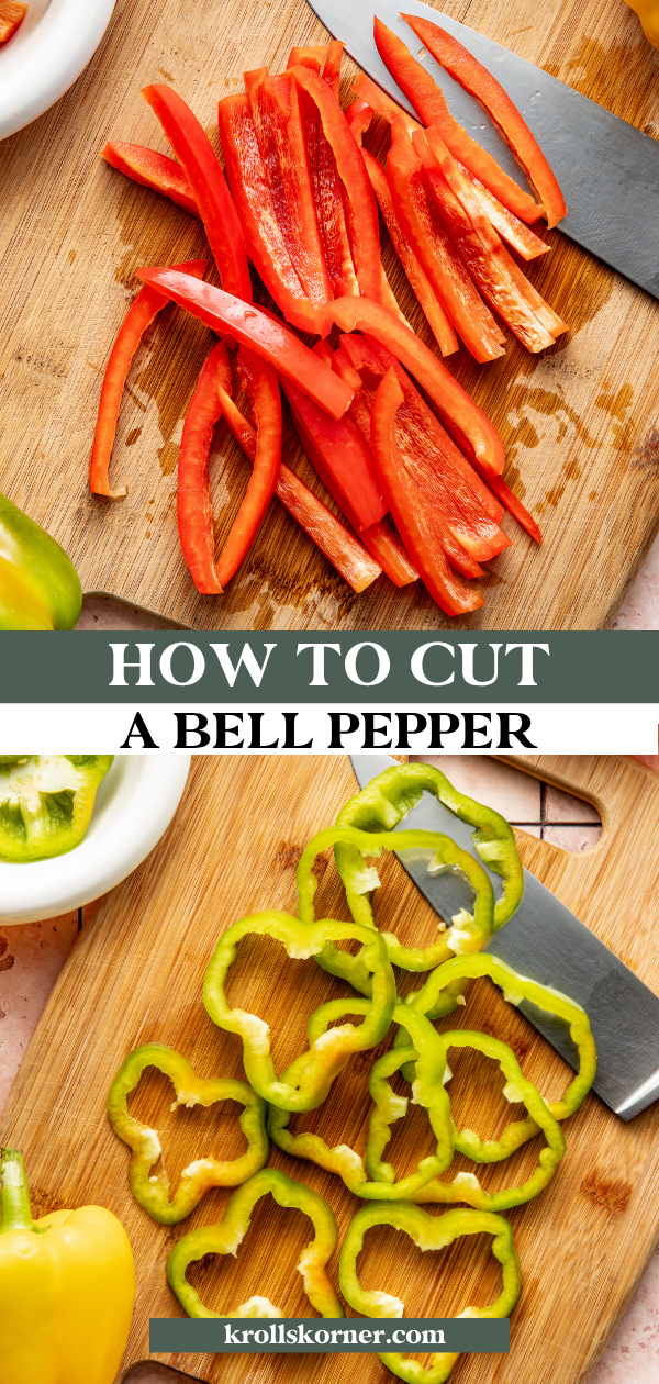 How To Cut A Bell Pepper